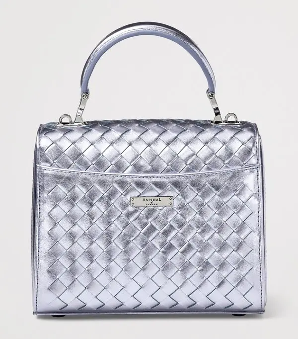 ASPINAL OF LONDON Midi Mayfair Bag - Blue
