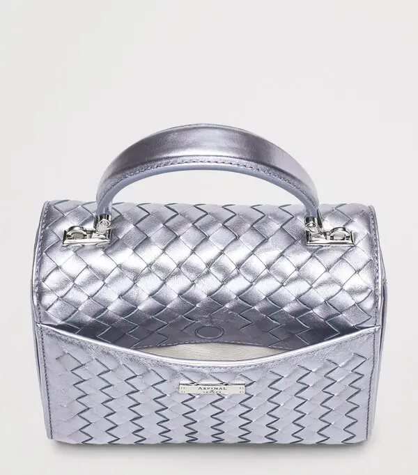 ASPINAL OF LONDON Midi Mayfair Bag - Blue