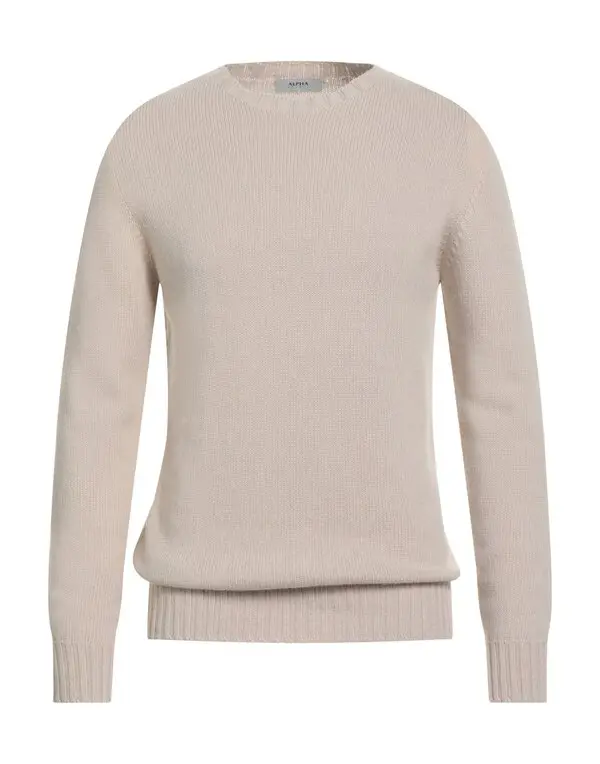 Alpha Studio Sweater Size Recycled Wool, Ecovero Viscose, Recycled Polyamide, Recycled Cashmere - Beige