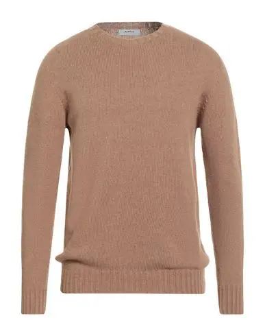Alpha Studio Sweater In Recycled Wool Blend - Camel