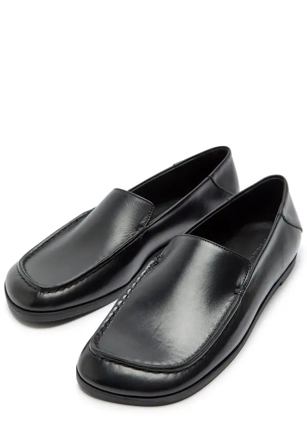 Dear Frances Winter Drew Leather Loafers