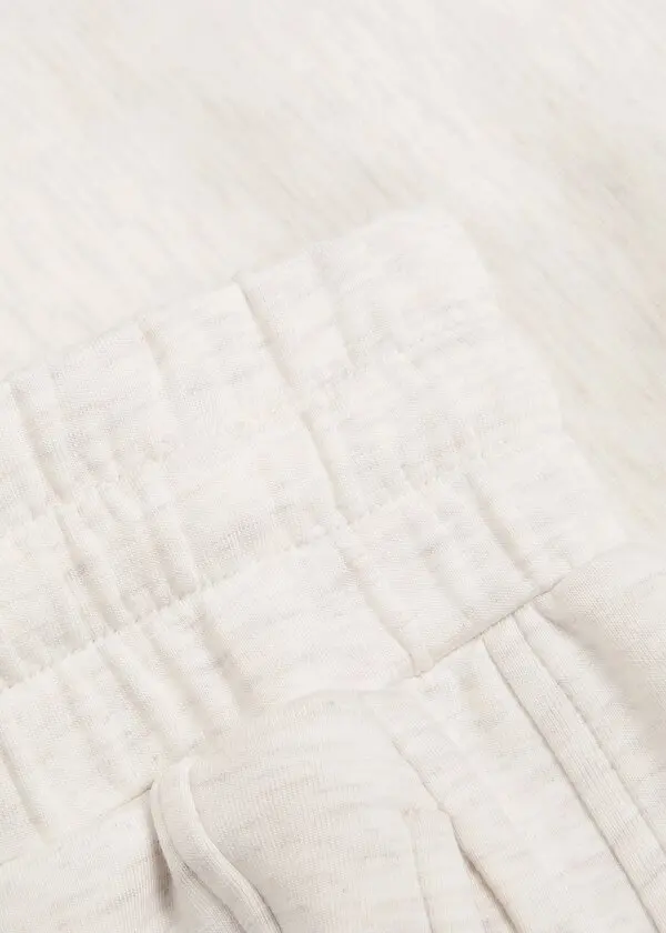 Varley Ollie High-rise Stretch-jersey Shorts - Ivory