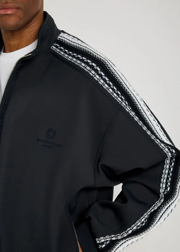WOOYOUNGMI Embroidered Jersey Track Jacket