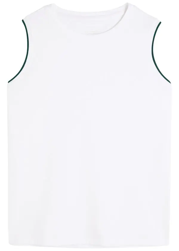 Varley Arton Performance Stretch-jersey Tank - White