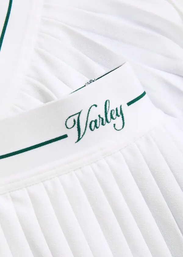 Varley High-rise Stretch-jersey Skort - White