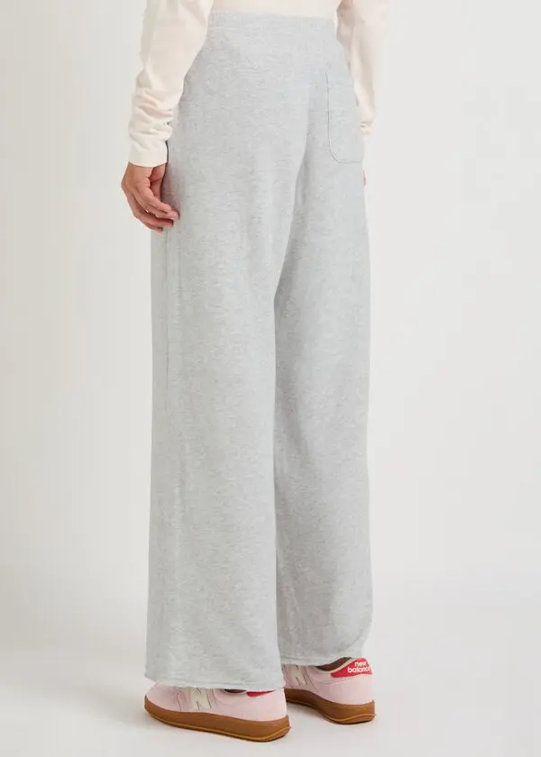 American Vintage Stretch-cotton Sweatpants - Light Grey