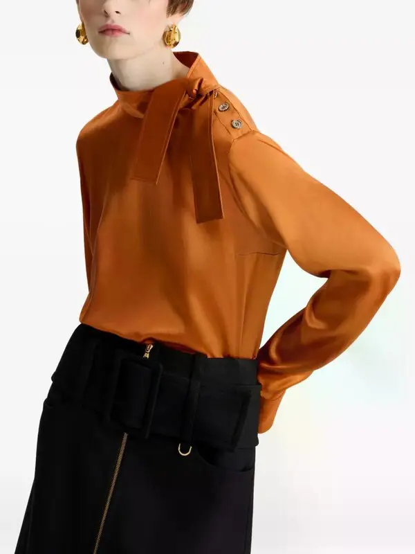 PATOU Scarf-detail Blouse