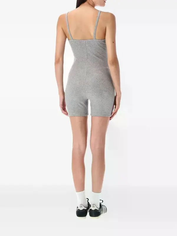 Adidas Ribbed Spaghetti-strap Jumpsuit