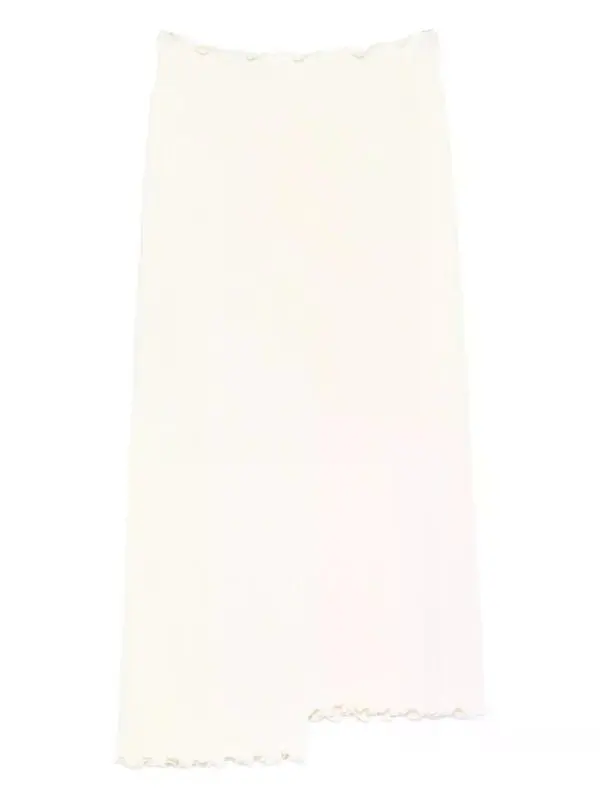 JIL SANDER Asymmetric Midi Skirt - Neutrals