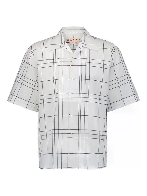 Marni Check-pattern Short-sleeve Shirt