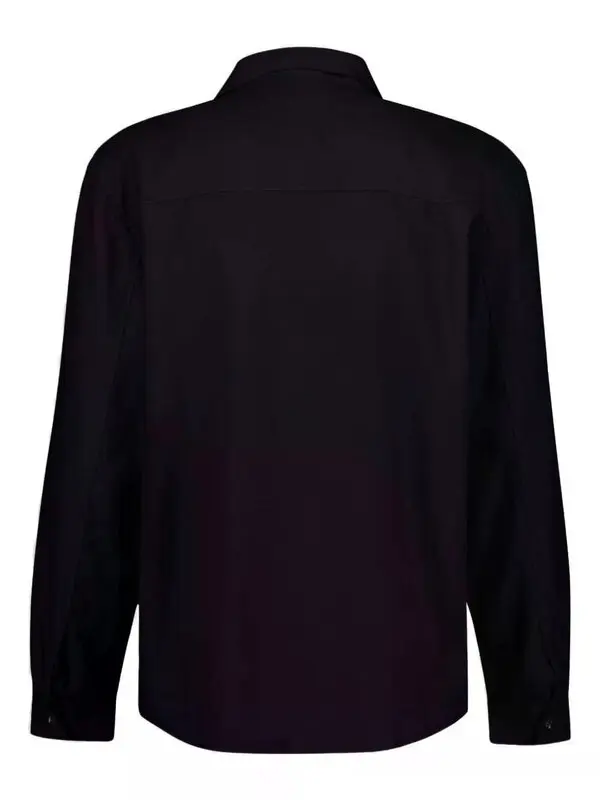 Frescobol Carioca Nuno Long-sleeves Pocket Shirt Jacket - Black