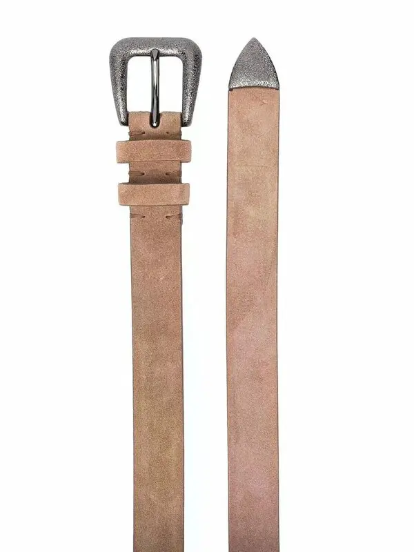 Brunello Cucinelli Leather Buckle Belt