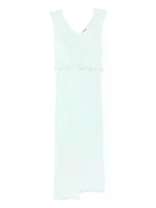 JIL SANDER Asymmetric Midi Dress