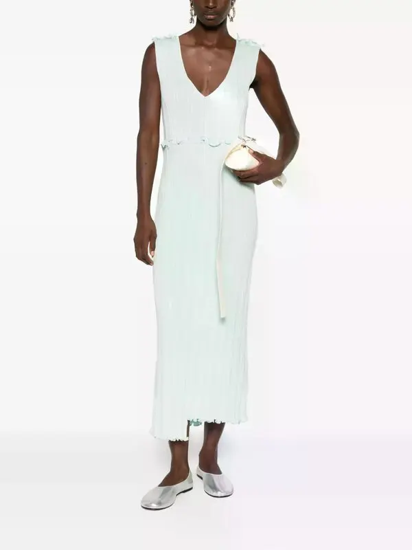 JIL SANDER Asymmetric Midi Dress
