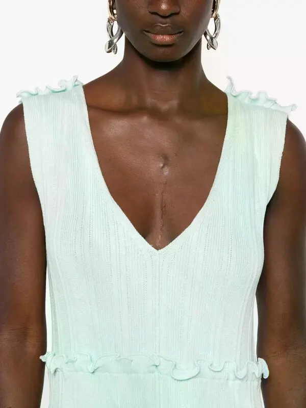 JIL SANDER Asymmetric Midi Dress