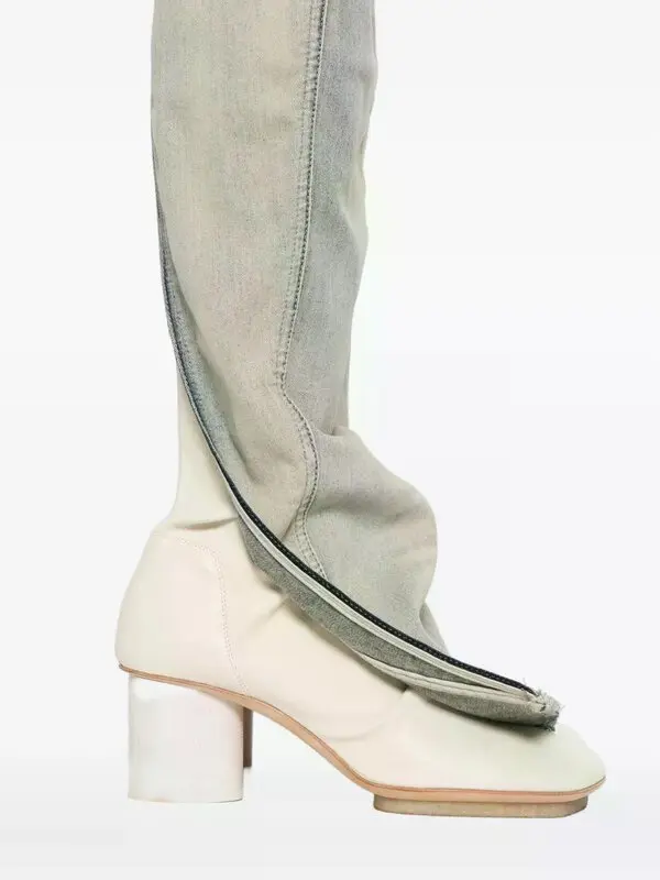Rick Owens Strapless Denim Maxi Dress