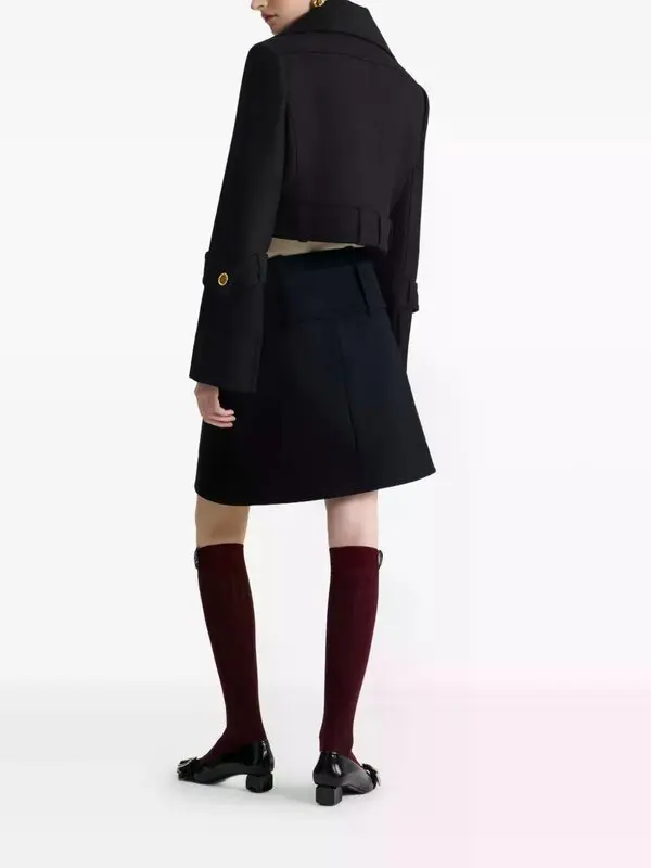 PATOU Belted Jacket With Wide Lapels