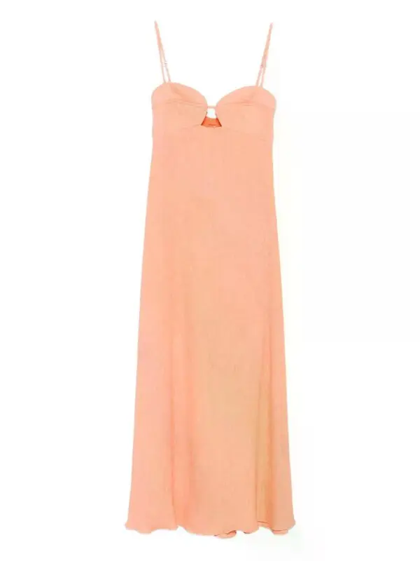 Johanna Ortiz Dream Spinner Midi Dress - Orange