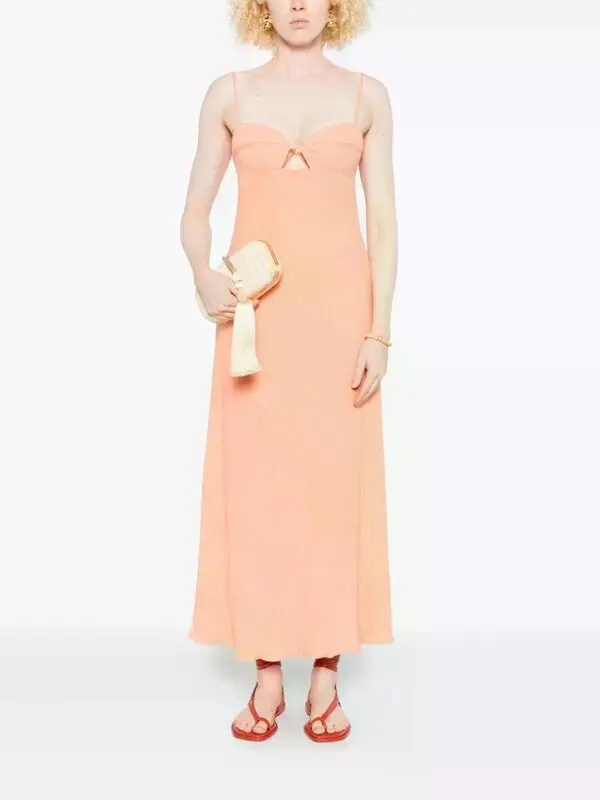 Johanna Ortiz Dream Spinner Midi Dress - Orange