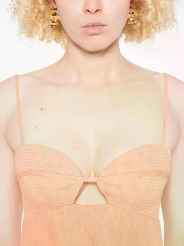 Johanna Ortiz Dream Spinner Midi Dress - Orange