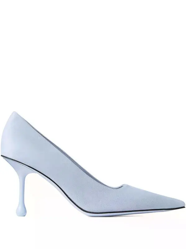 JIMMY CHOO 80mm Ixia Pointed-toe Pumps - Blue