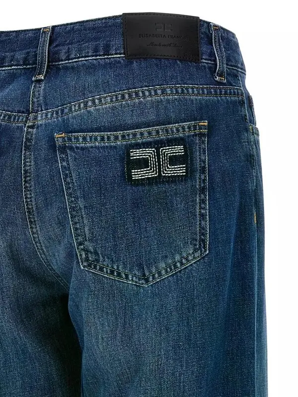 Elisabetta Franchi Logo-plaque Jeans