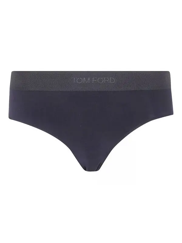 TOM FORD Branded-waistband Briefs - Black