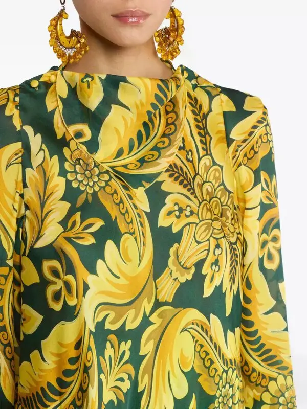 Etro Flower-bee Motif Blouse