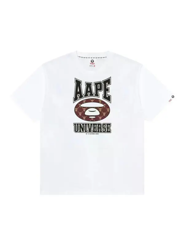 AAPE BY *A BATHING APE® Logo T-shirt - White