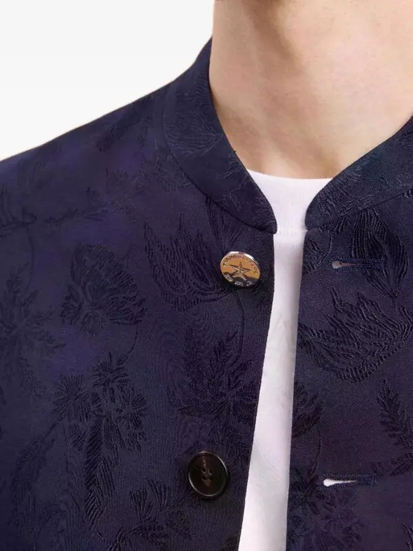 Shanghai Tang Floral-jacquard Jacket