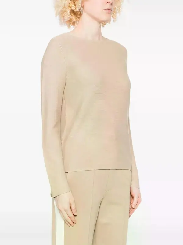 Marc O'polo Boat-neck Long-sleeve Top - Neutrals