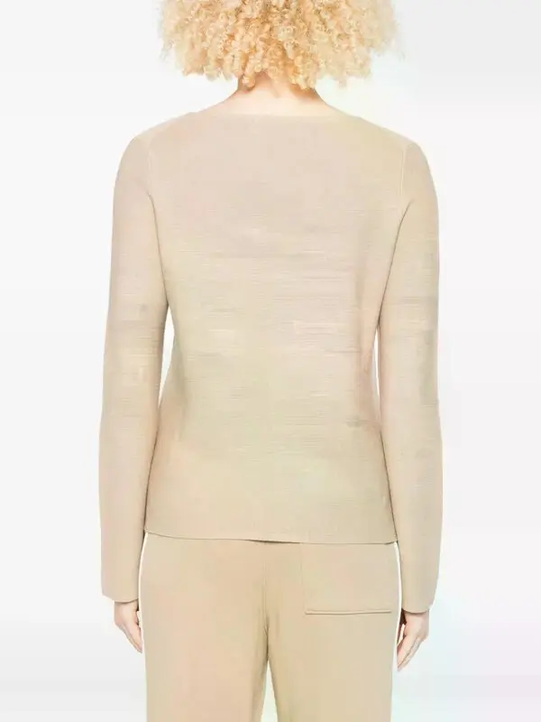 Marc O'polo Boat-neck Long-sleeve Top - Neutrals