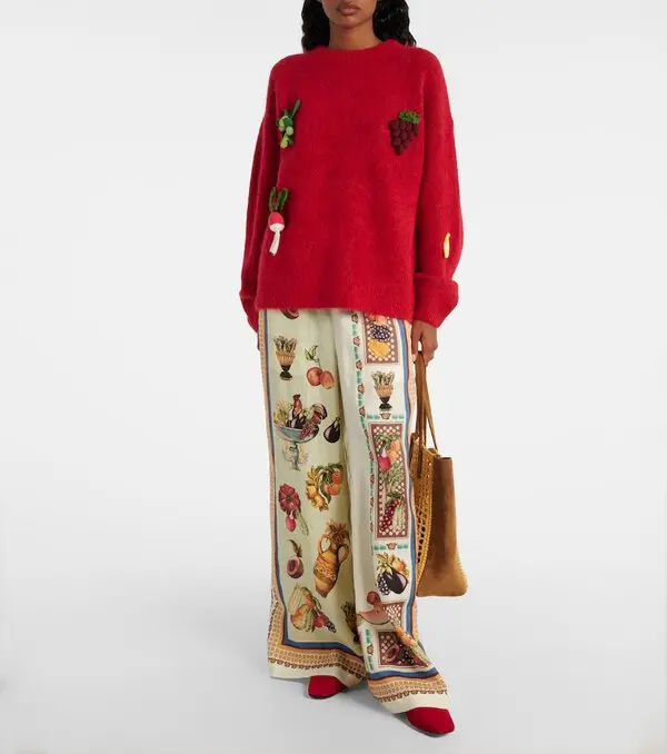 ALEMAIS Alémais Fruitto Alpaca-blend Sweater