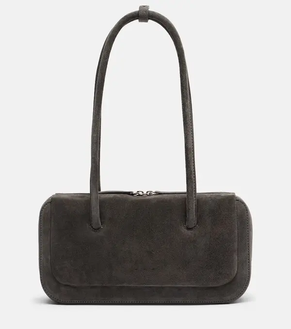 AESTHER EKME Lagune Bowling Mini Suede Shoulder Bag - Grey