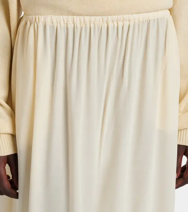 THE FRANKIE SHOP Aeson Jersey Maxi Skirt - Yellow