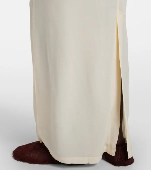 THE FRANKIE SHOP Aeson Jersey Maxi Skirt - Yellow