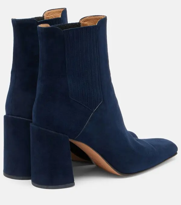 Gabriela Hearst Luke Suede Ankle Boots - Blue
