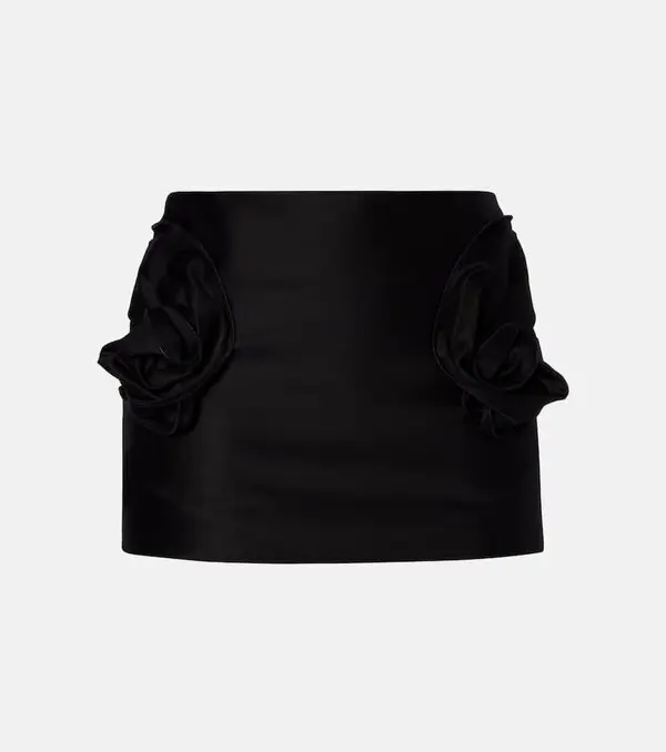 Magda Butrym Floral-appliqué Mini Skirt