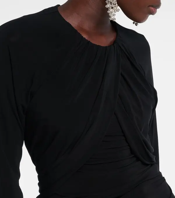 Isabel Marant Étoile Gaetane Draped Jersey Top