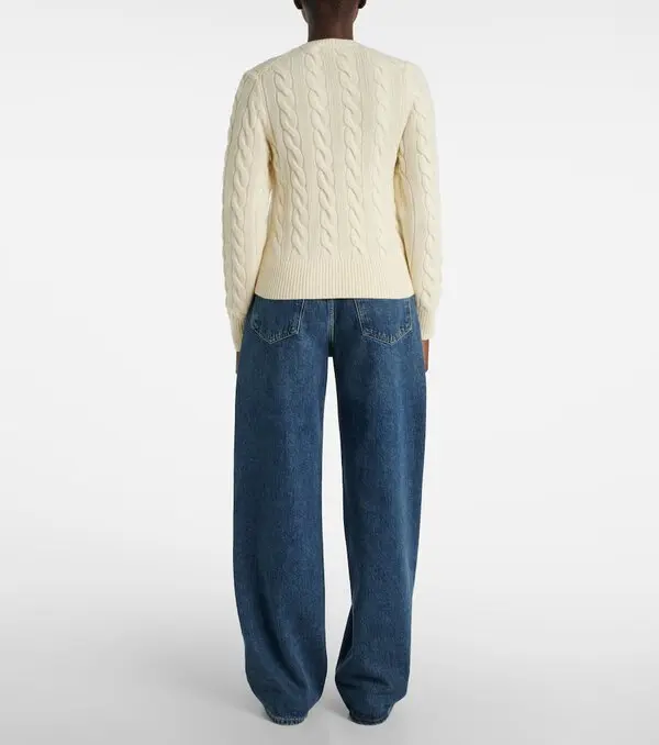 Polo Ralph Lauren Wool And Cashmere Cardigan - White