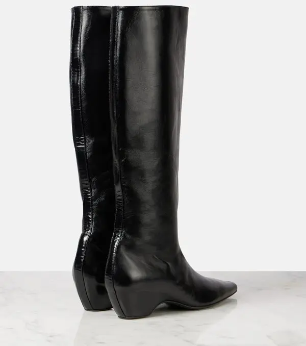 Khaite Sybil 40 Leather Knee-high Boots