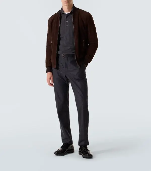 TOD'S Straight Virgin Wool Trousers