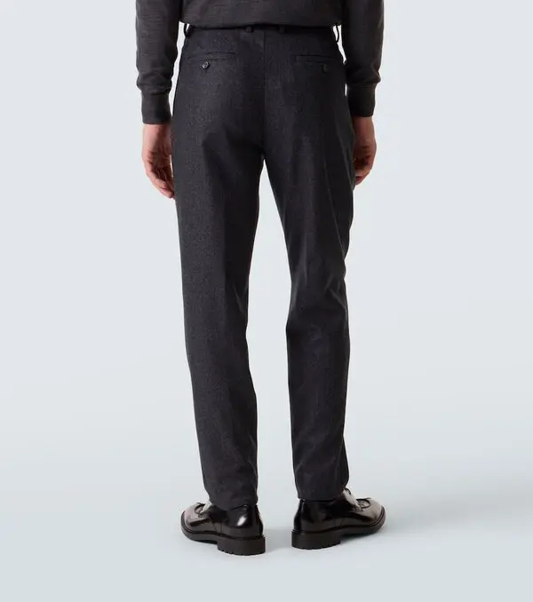 TOD'S Straight Virgin Wool Trousers