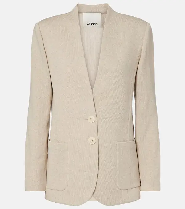 Isabel Marant Olivia Wool-blend Jacket - Beige