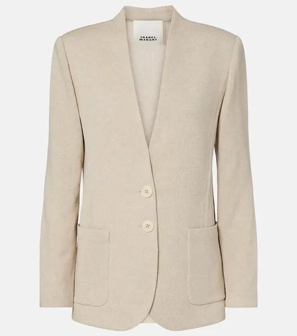 Isabel Marant Étoile Olivia Wool-blend Jacket - Beige