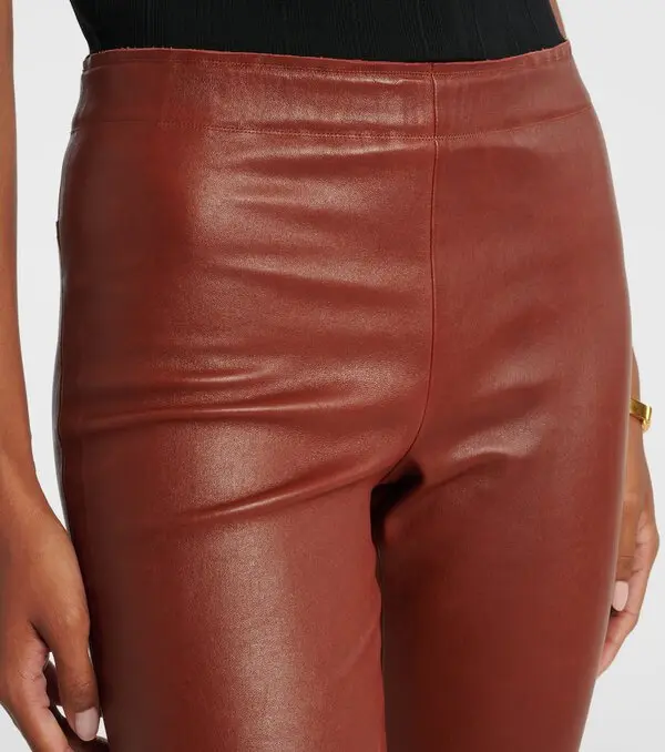 Stouls Jp Long Leather Flared Pants