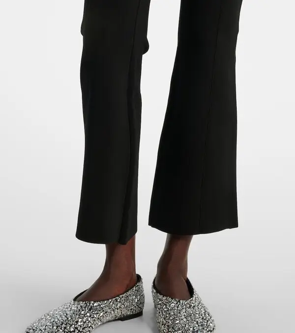 Proenza Schouler Shaila Flared Trousers - Black