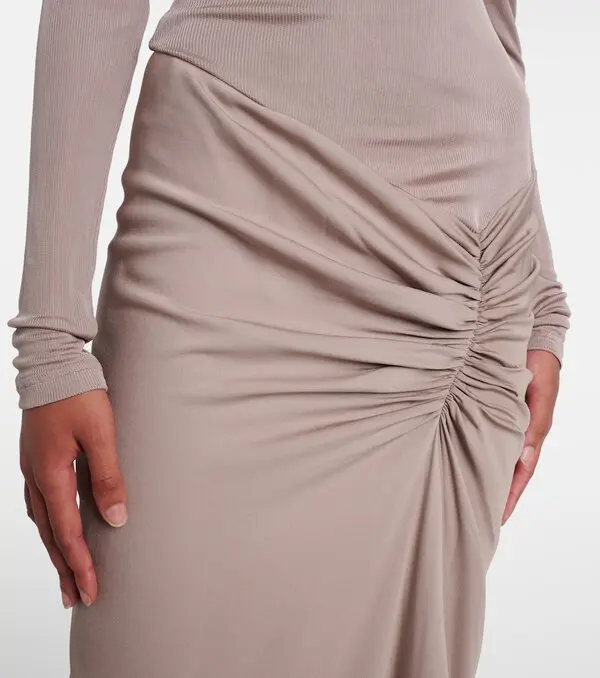 Christopher Esber Sonora Off-shoulder Gown - Beige