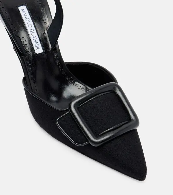 Manolo Blahnik Mayslibi 70 Slingback Pumps