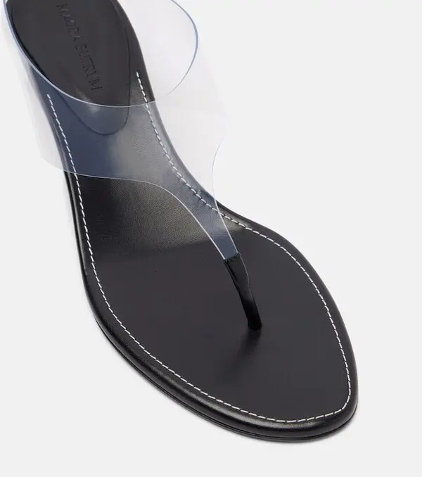 Magda Butrym 45 Leather-trimmed Thong Sandals